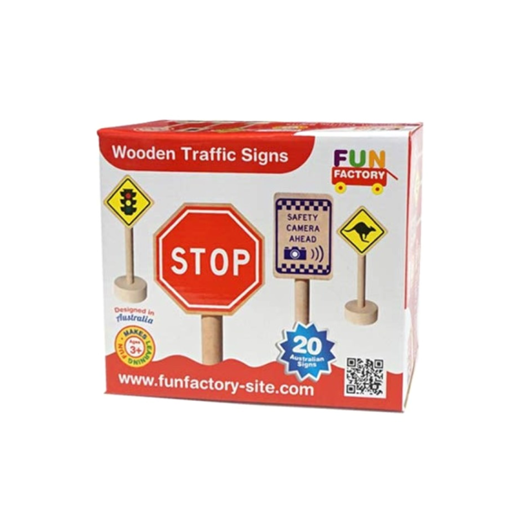 20 Wooden Traffic Signs