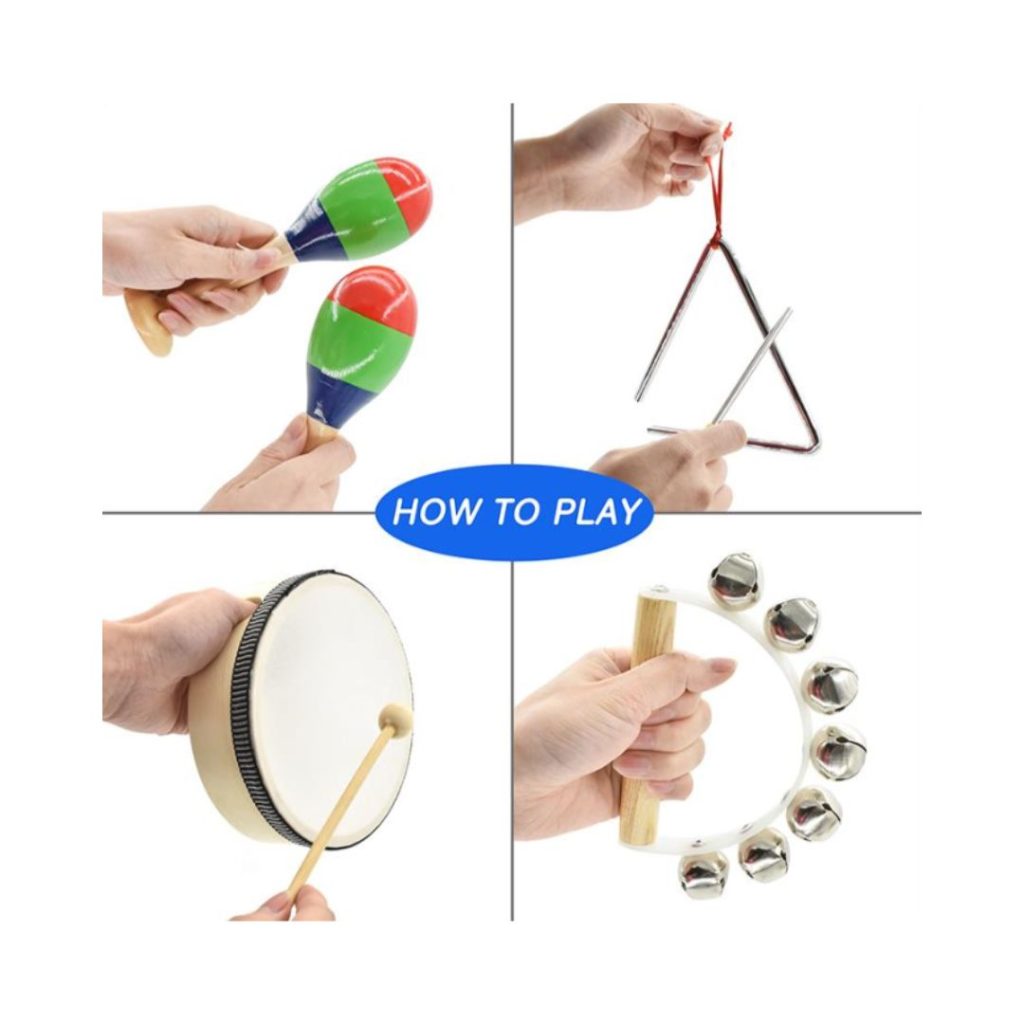 7 Piece Musical Instrument Set
