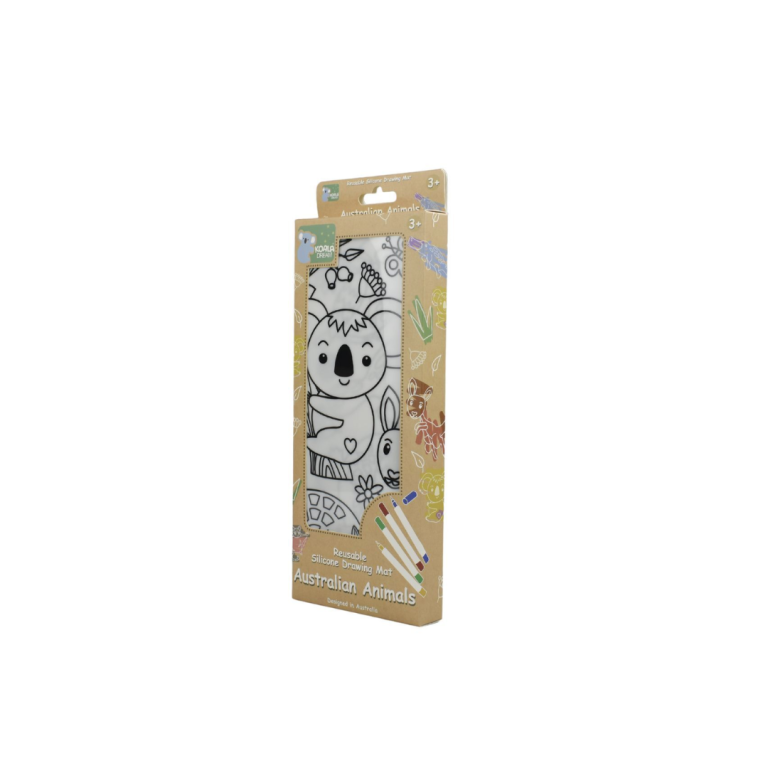 Reusable Australian Animal Silicone Drawing Mat - I Love Wooden Toys