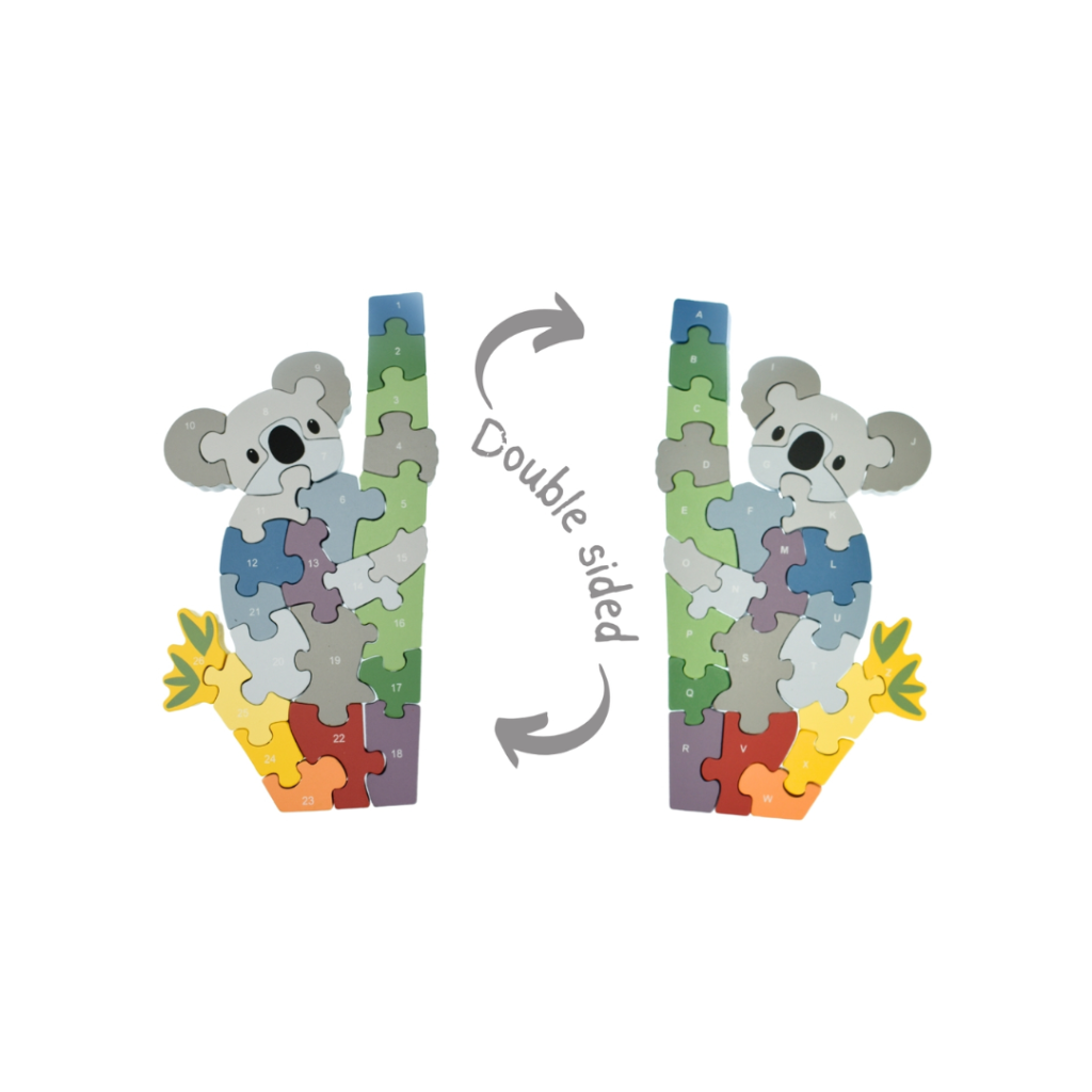 Koala A-Z Chunky Wooden Puzzle - I Love Wooden Toys