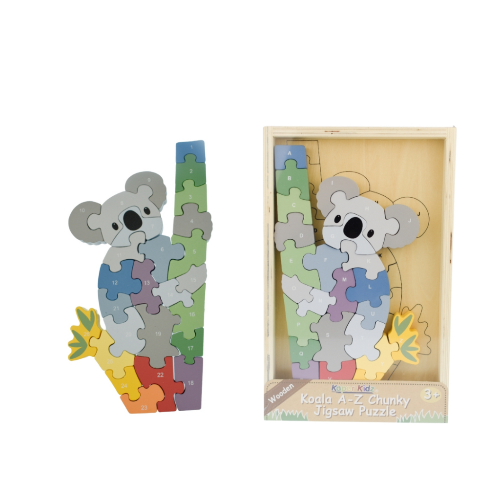 Koala A-Z Chunky Wooden Puzzle - I Love Wooden Toys