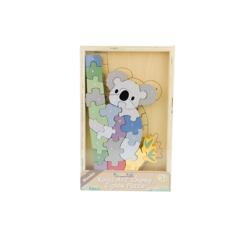Koala A-Z Chunky Wooden Puzzle - I Love Wooden Toys