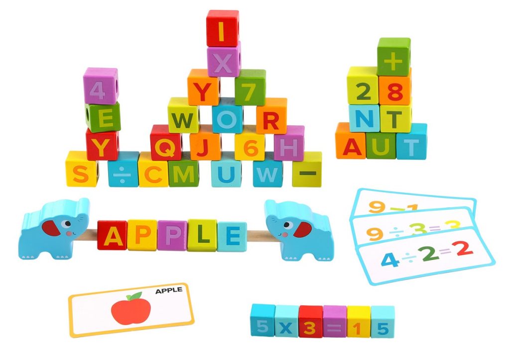 Wooden Learning Block Box