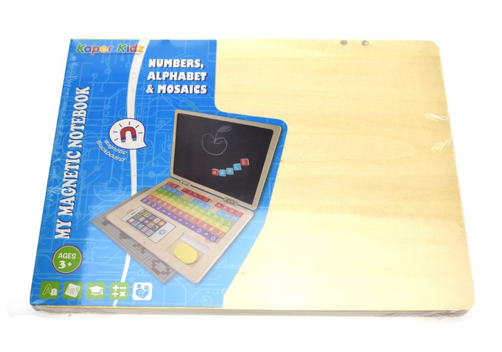 Wooden Alphabet Number & Mosaics Notebook - I Love Wooden Toys