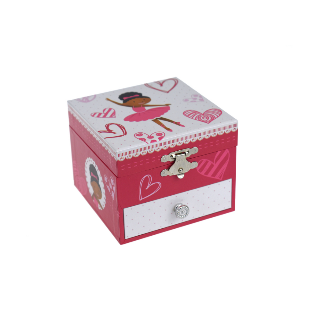 Misty Ballerina Square Music Box - I Love Wooden Toys