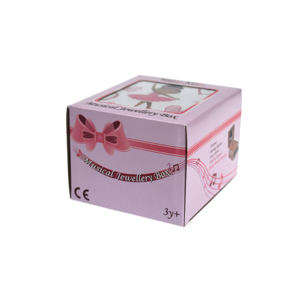 Misty Ballerina Square Music Box - I Love Wooden Toys
