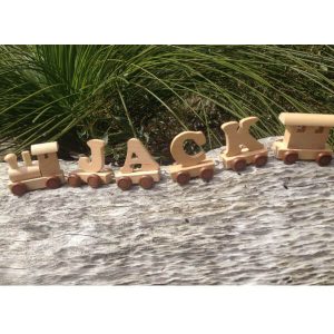 Personalised Wooden Name Train