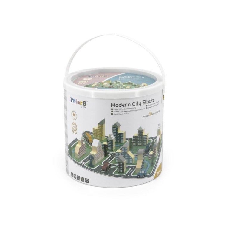Pastel Modern City Blocks - I Love Wooden Toys