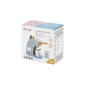 Pastel Wooden Coffee Machine
