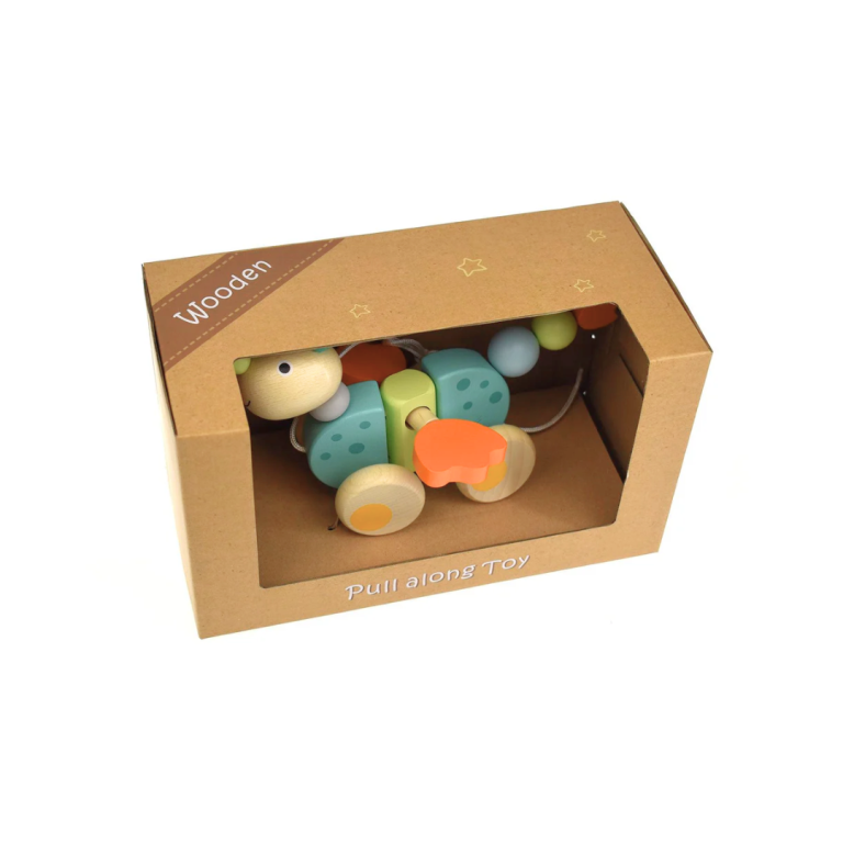 Wooden Pull Along Dragon - I Love Wooden Toys