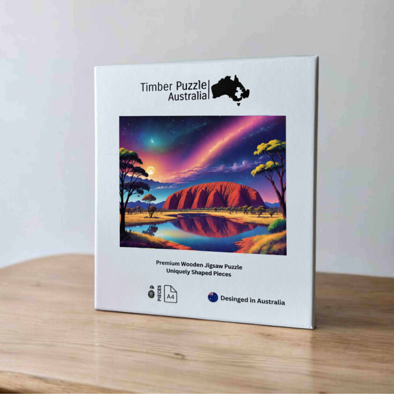 Uluru at Night 200Pc Timber Puzzle - I Love Wooden Toys