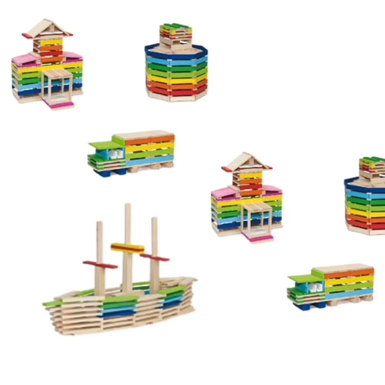 Wooden Creative Blocks 250 Piece Set