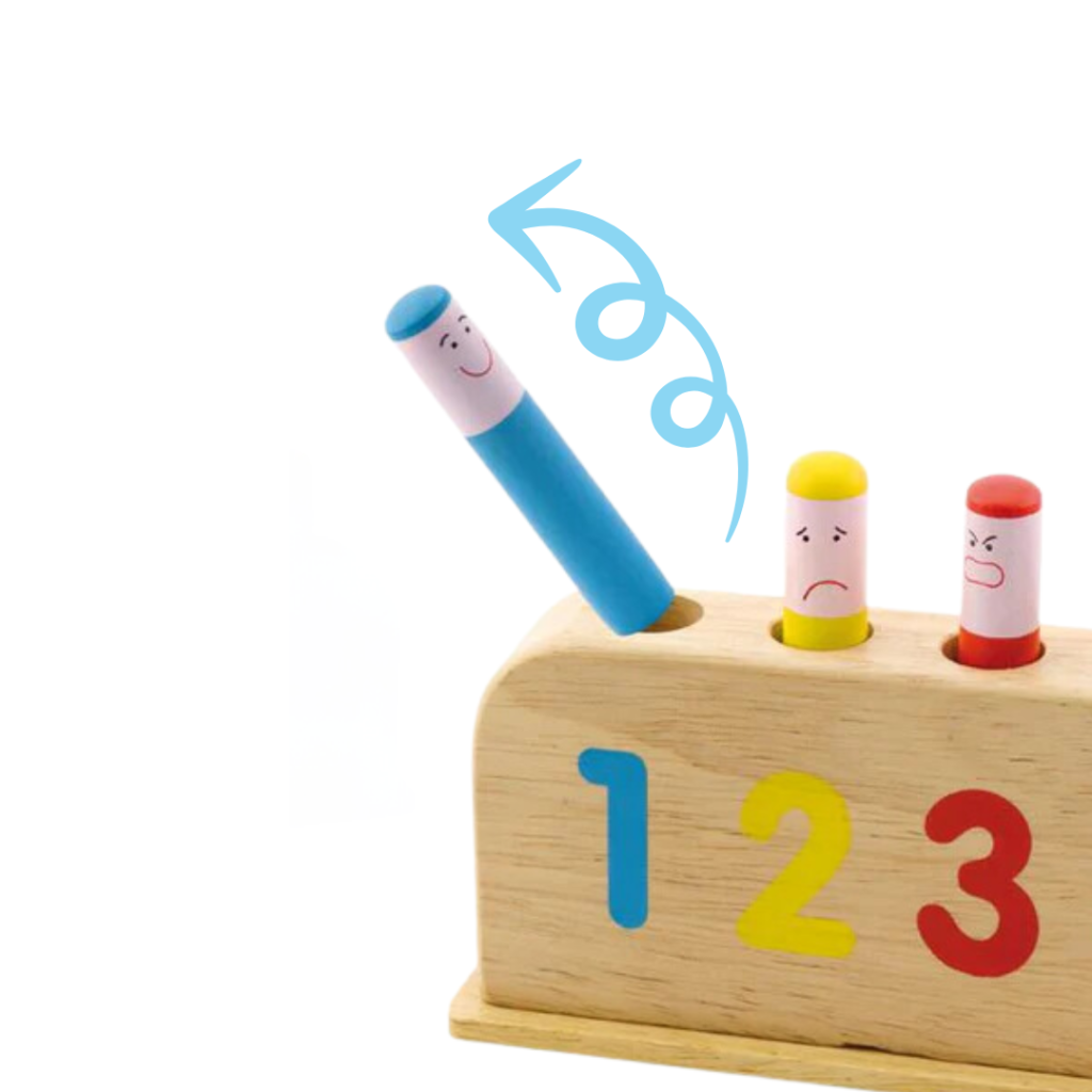 Wooden Pop up Toy With 4 Figures - I Love Wooden Toys