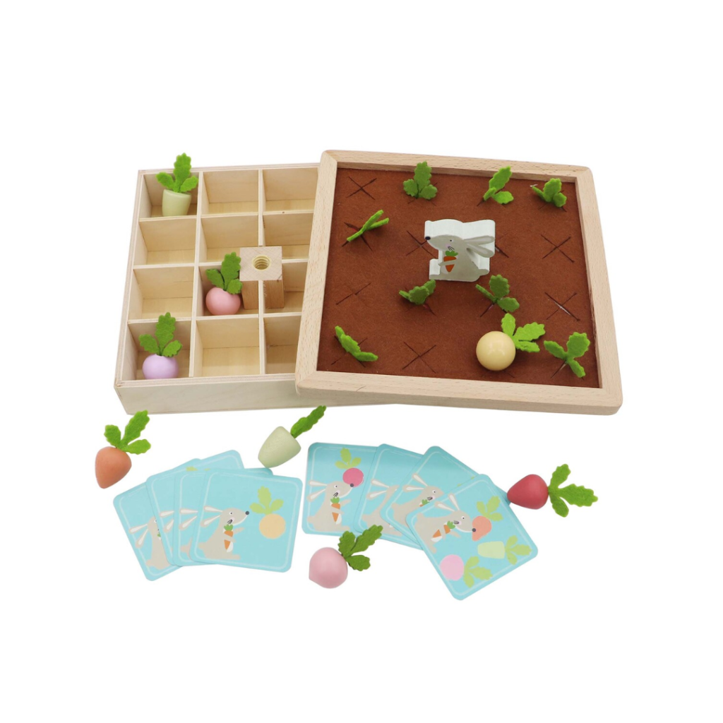 Wooden Radish Farm Memory Game - I Love Wooden Toys