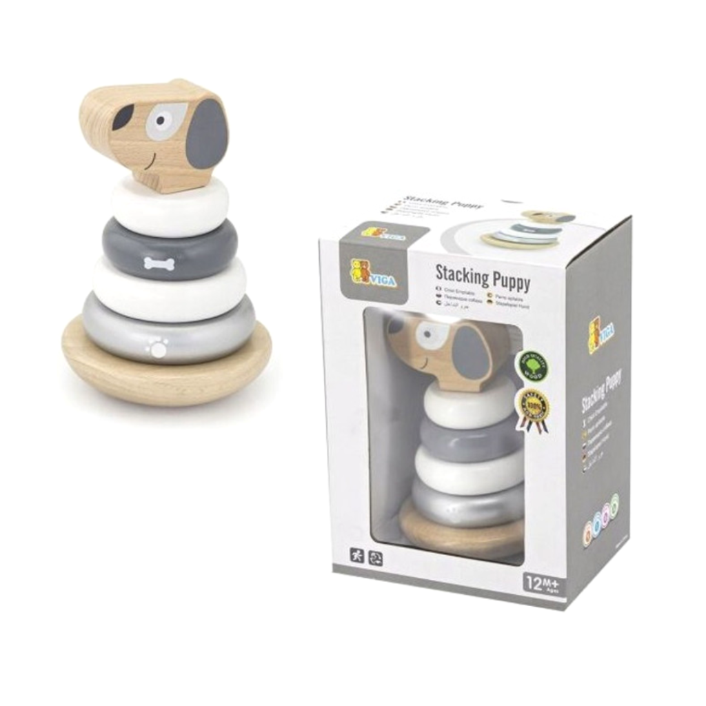 Wooden Stack A Puppy