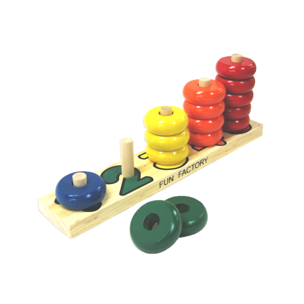 Wooden Stacking Rings 1-5