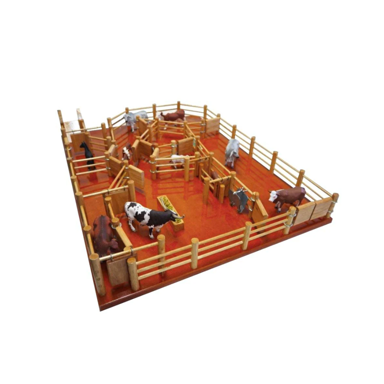 Wooden Station Cattle Yard Playset
