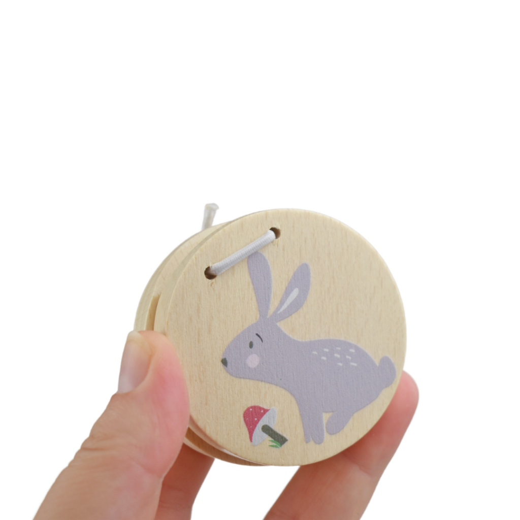 Woodland Animals Wooden Castanet