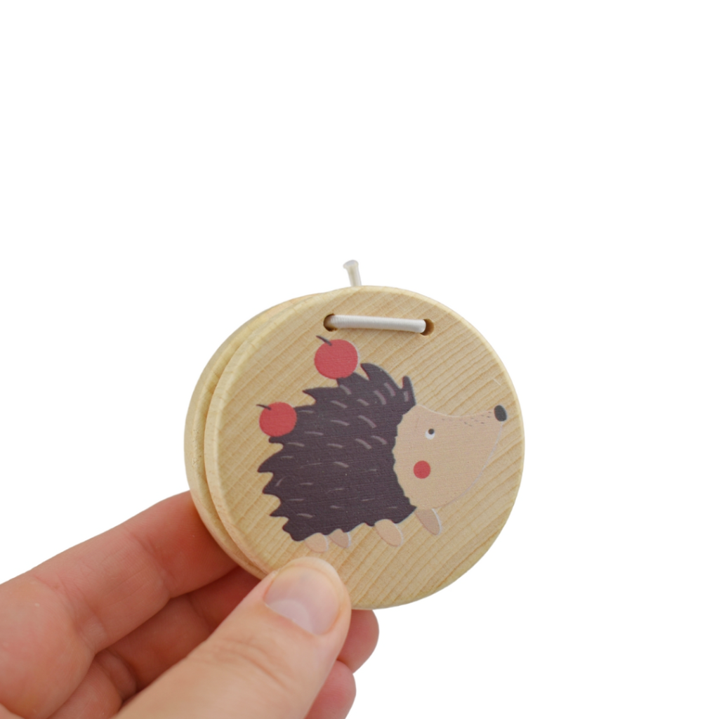 Woodland Animals Wooden Castanet